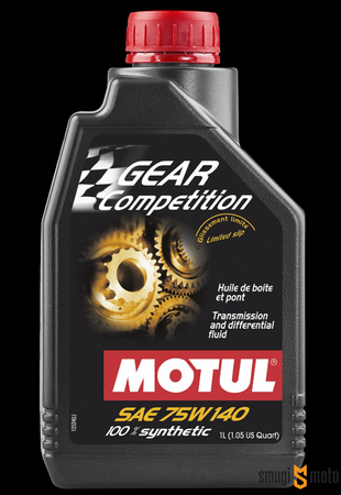 Olej przekładniowy Motul Gear Competition 75W140 1L API GL-5 | Smugi Moto