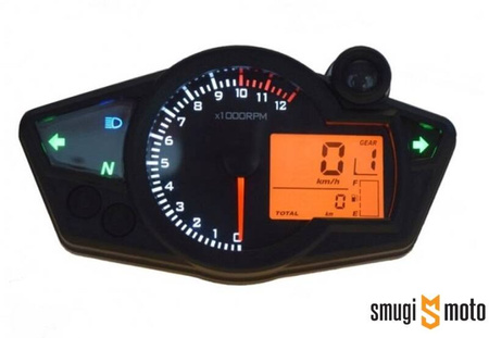 Licznik uniwersalny WM, analogowy obrotomierz | Smugi Moto