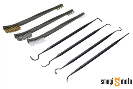 Zestaw narzędzi do przecyzyjnego czyszczenia | Smugi Moto