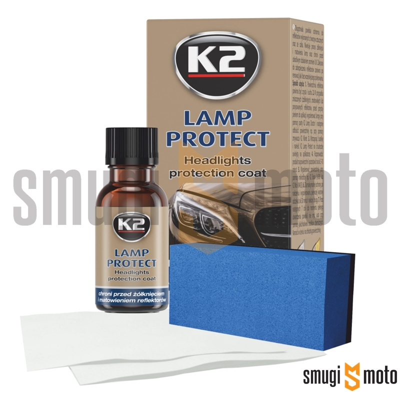 Powłoka ochronna K2 Lamp Protect do reflektorów 10ml | Smugi Moto